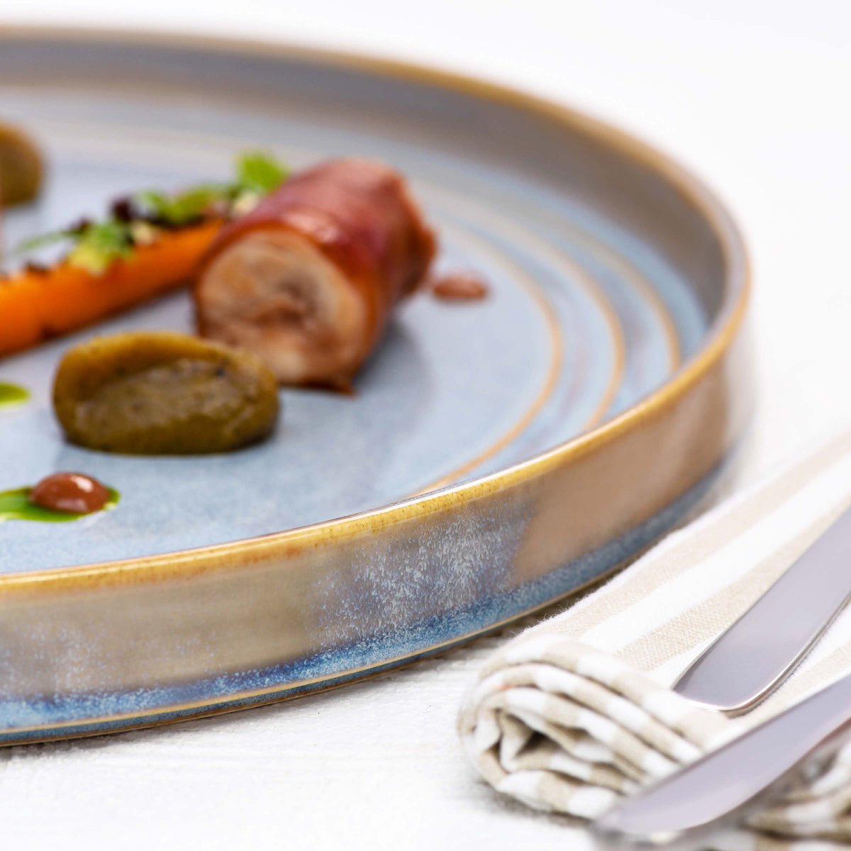 Tablekraft Urban Loft Azure Blue Sauce Dish 65mm / 75ml | Tomkin ...